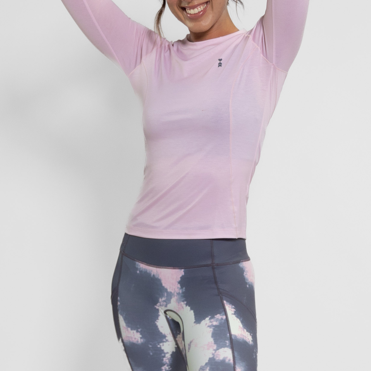 Merino Wool Long Sleeve Run Top in Dappled – Coeur Sports